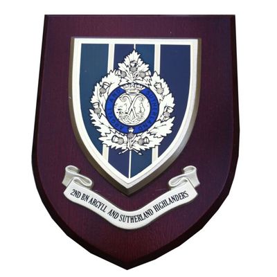 Argyll & Sutherland Military Wall Plaque Mess Shield | eBay