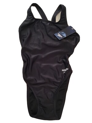 *NEW* Speedo Solid Super Pro - ProLT Black Size 28. (0-3) 786096309806 ...