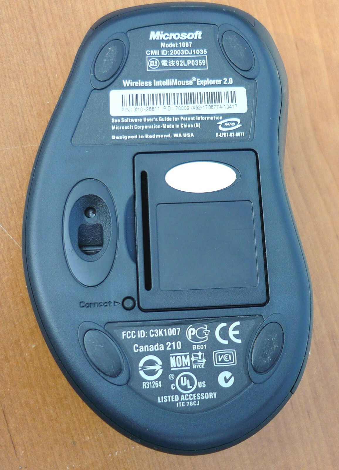 Microsoft Wireless Intellimouse Explorer 2.0 1007 Night Vision CLEANED ...