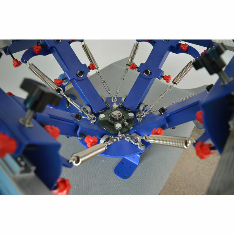 Full Set 4 Color 1Station Screen Printing Press Kit Printer & Drying ...