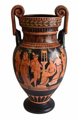 Hades on Chariot with Persephone - Red Figure Volute Krater Vase | eBay