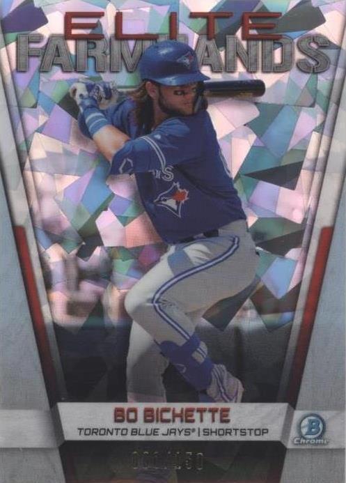 2019 Bowman Chrome - Elite Farmhands Bo Bichette #EF-BB Atomic ...