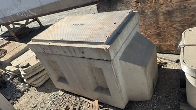 Two Large Underground Enclosure Vaults Handhole Electrical Pull Boxes ...