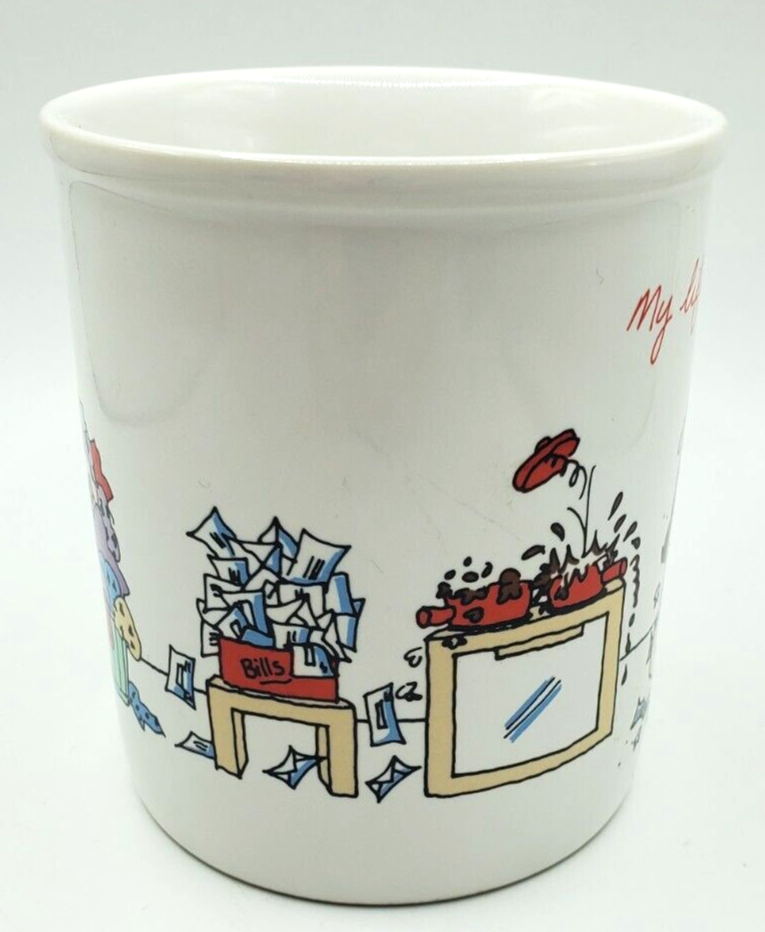 Vintage Cathy Mug My Life Overfloweth Comic Funny Mug Cathy Guisewite ...