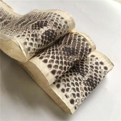 10Pcs Wholesale Genuine Snake Leather Natural Grain for DIY Belt Shoe ...