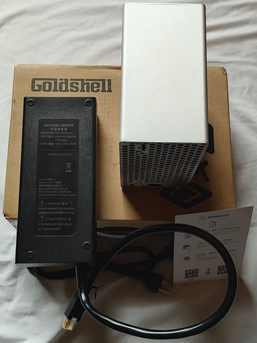 Goldshell SC-Box WI-FI: OC CAPABLE-Up to 1100 GH/s + 300W Power Supply ...