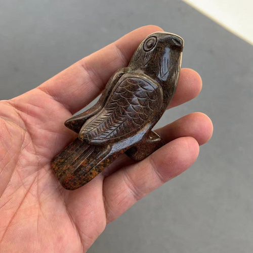 Bird Han Dynasty Ming and Qing Antique Jade Antique Jade Pendant Gao ...