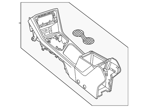 Genuine Volkswagen Front Console 2GJ-863-241-C-82V | eBay
