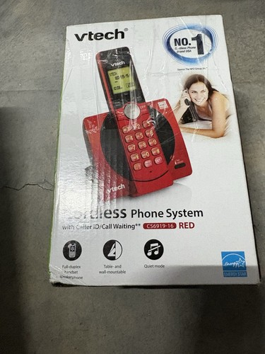VTech Cordless Phone for Home with Caller ID/Call Waiting, CS6919-16 ...