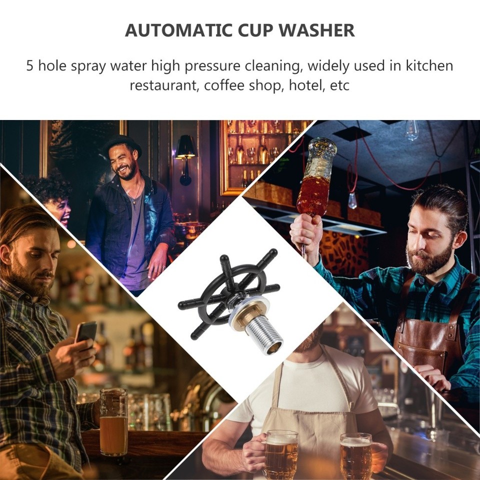 Kitchen Sink Cup Rinser Sink Bottle Washer Rinser Head Rinser Beer ...
