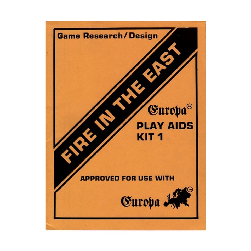 GRD Europa Play Aids Kit #1 - Fire in the East Bag VG | eBay