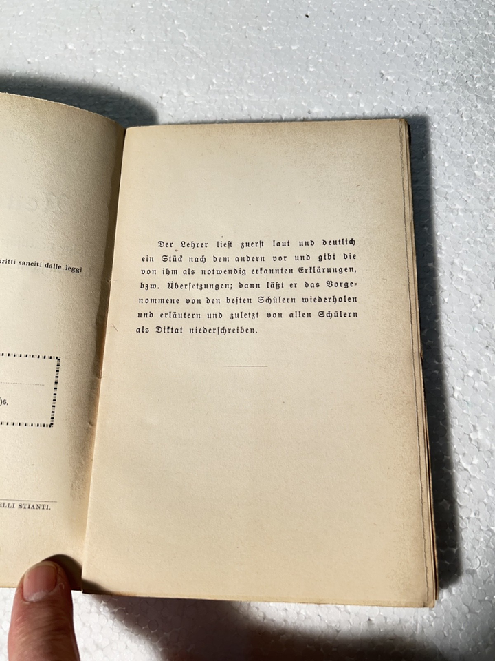 NEUER WEG GATTI-DIMAND ZANICHELLI TEDESCO GOTICO VECCHIO LIBRO D ...