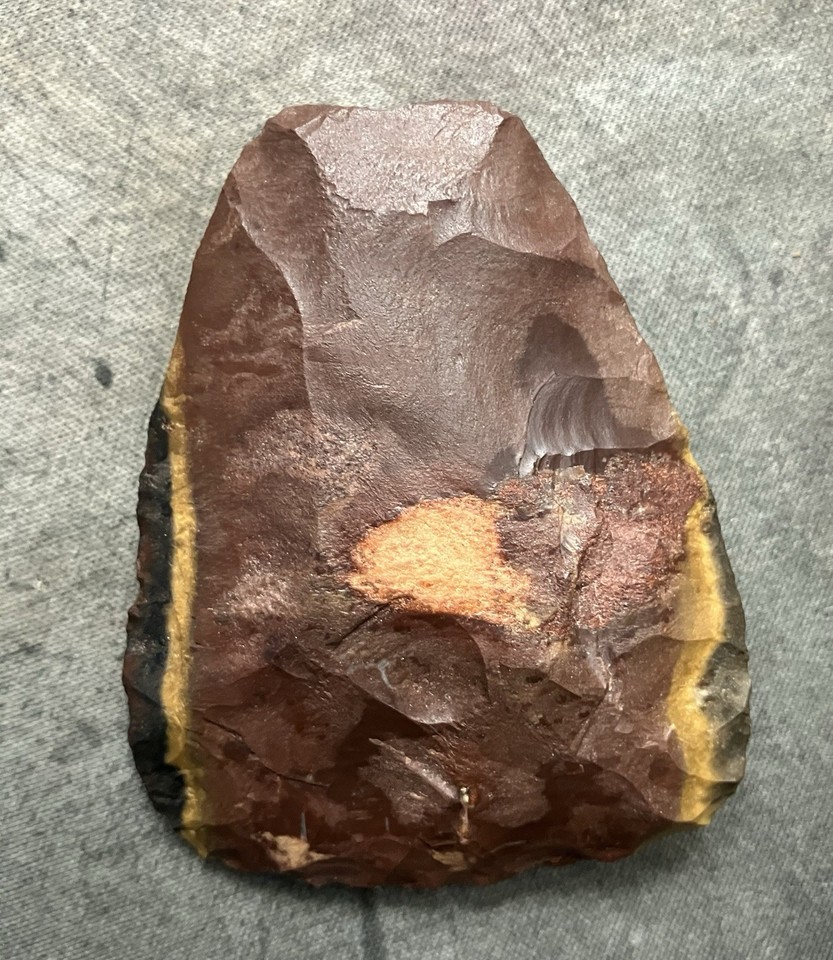 Authentic Native American Banded Chert Biface Horse Creek Chert Lithic ...