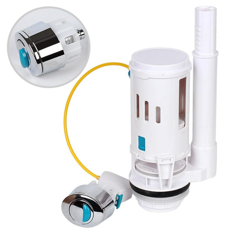 Housler DUAL FLUSH Wire PUSH button to Fit any WC With 2 inch outlet ...