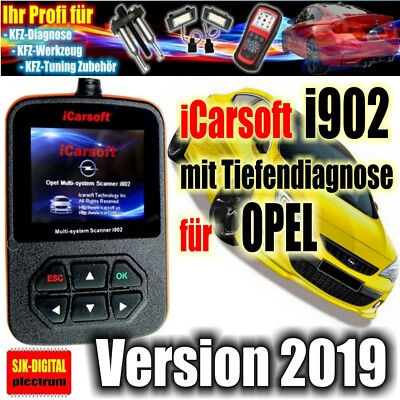 iCarsoft i902 OP V1.0 Diagnosegerät für OPEL Insignia Omega Astra ...