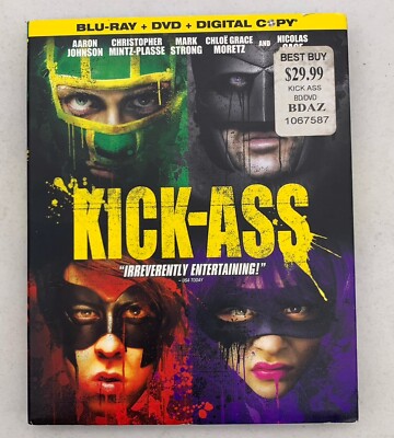 Kick-Ass (DVD/Blu-ray combo pack, 2010) With Slipcover 31398121381| eBay