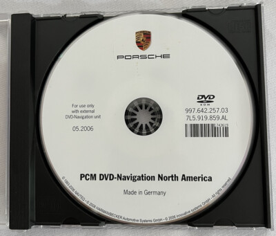 GENUINE 2005-2008 Porsche 911 Boxster Cayman PCM 2.1 Navigation Disc ...