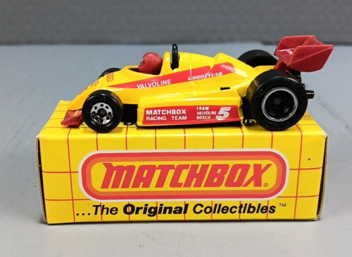 Vintage Matchbox #65 Indy Racer Yellow MIB | eBay