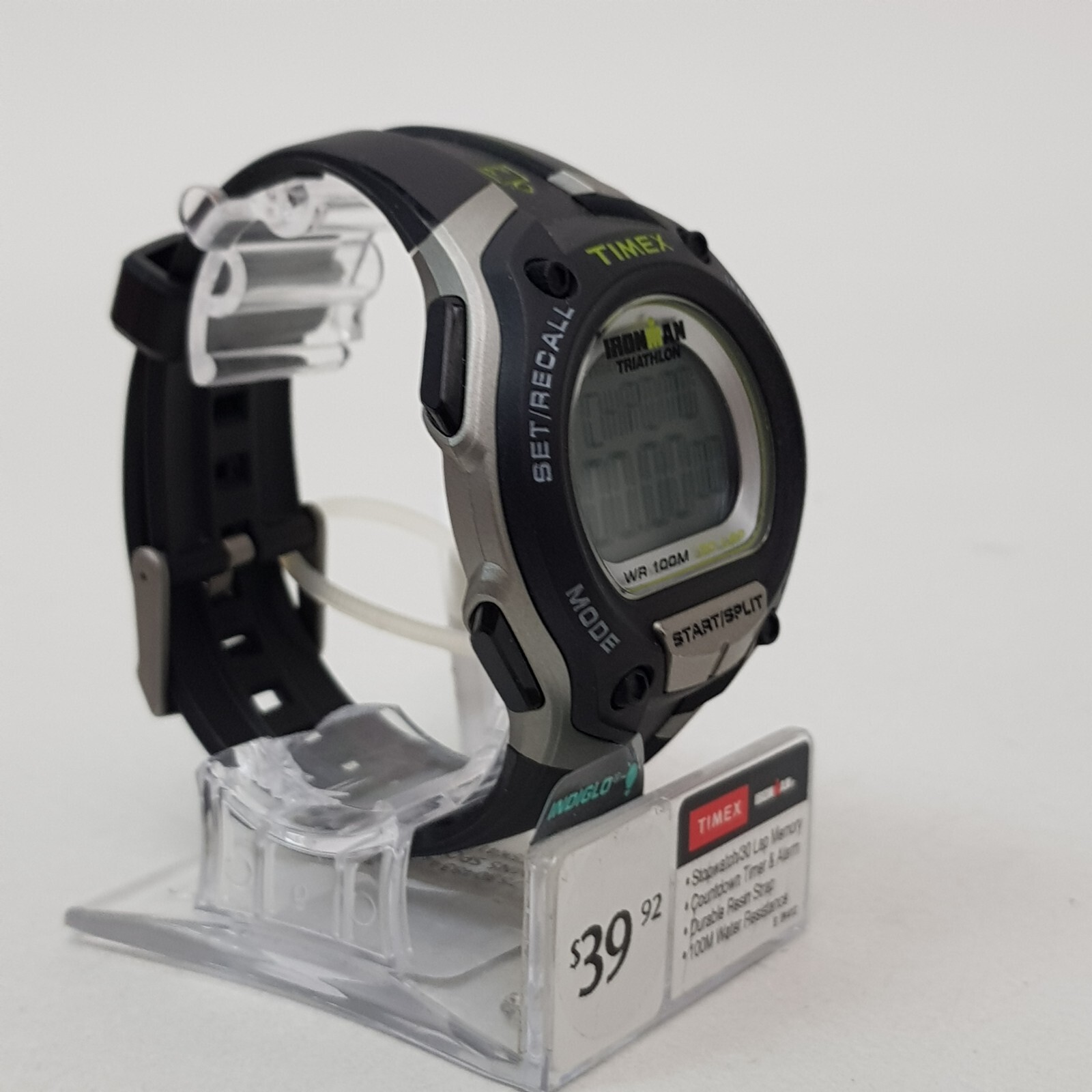 Timex T5K412, Men's "Ironman" Resin 30-Lap Watch, Alarm, Chronograph, Indiglo 753048342303| eBay