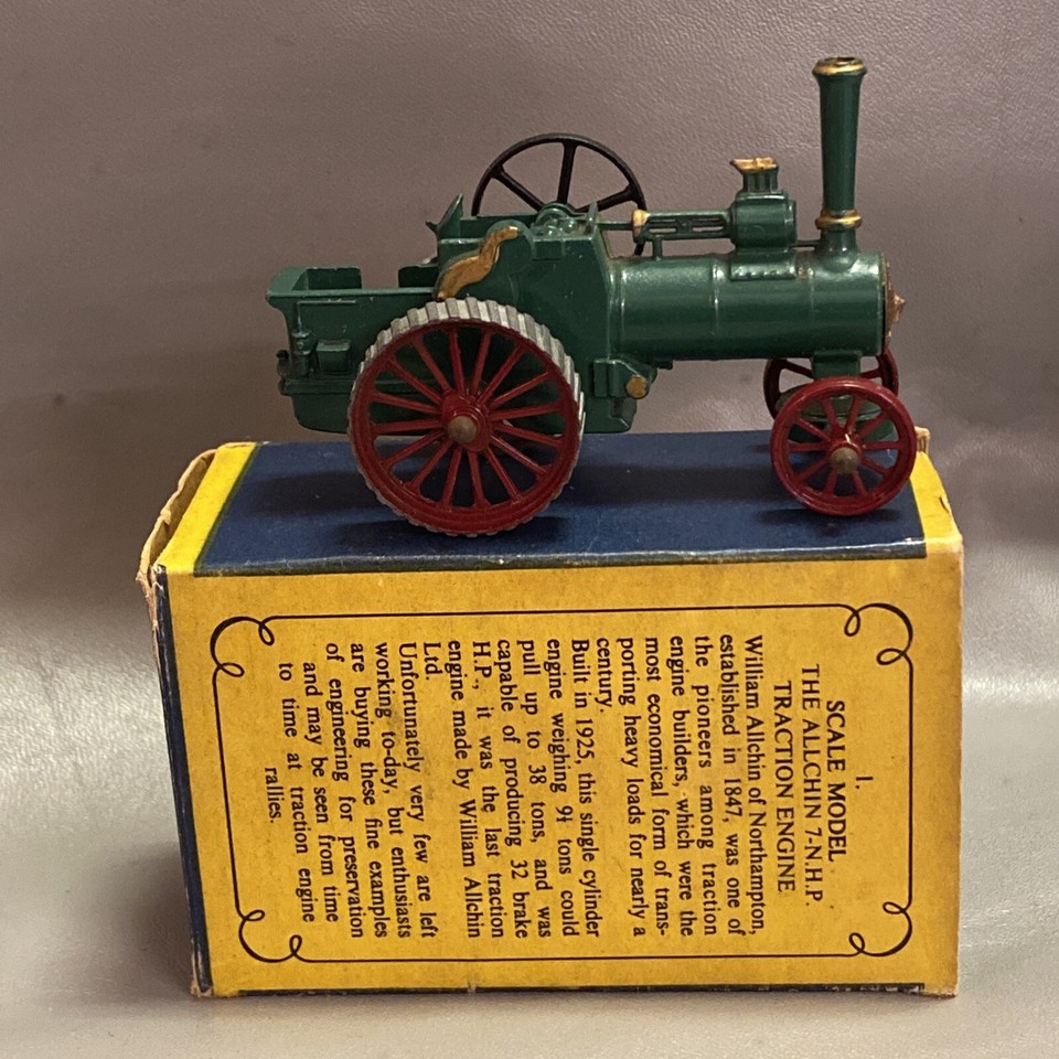 Matchbox Lesney No1 Allchin Traction engine in Original Type box | eBay UK