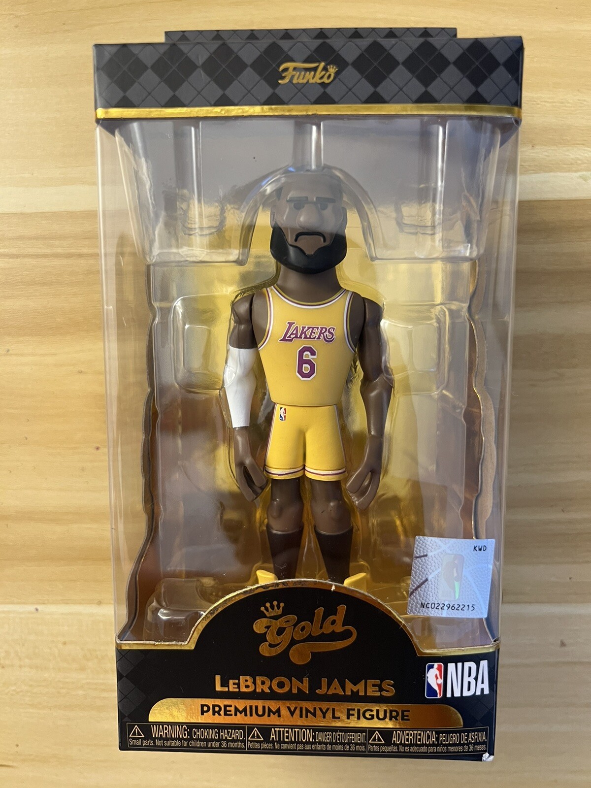 FUNKO Gold LeBRON JAMES 5" NBA Lakers Premium Vinyl Figure 889698572910 ...