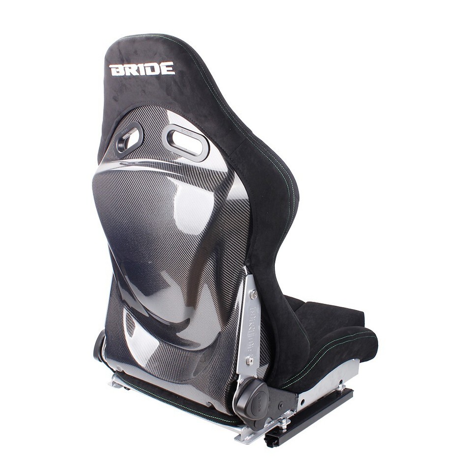 2PCS Large Size BRIDE Seats Racing Seats+Carbon Fiber Shell+Adjustable ...