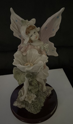 Yanglin Collection Figure FAIRY STATUE with flower Large 11 1/4"H on ...