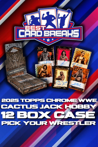 Sami Zayn 2025 Topps Chrome Cactus Jack WWE 12 Box Case Break PYF #2 | eBay