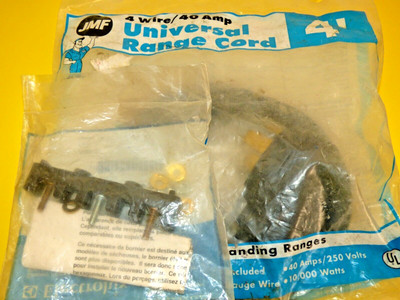 NEW OEM FRIGIDAIRE 5304409888 RANGE TERMINAL BLOCK & NEW RANGE 4-WIRE ...