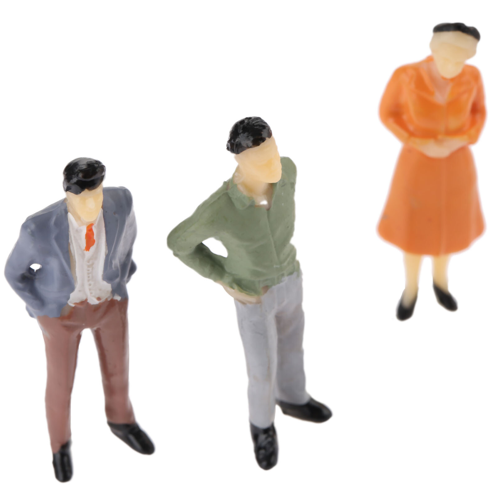 Various Poses Painted Model People Figures 100pcs Diorama Layout DIY 1: ...