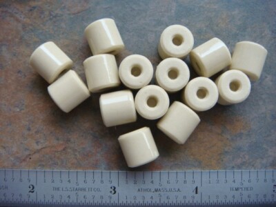 ONE Lot 15 Threaded Ceramic Spacers/Standoffs KEYSTONE 7712 -- New and ...