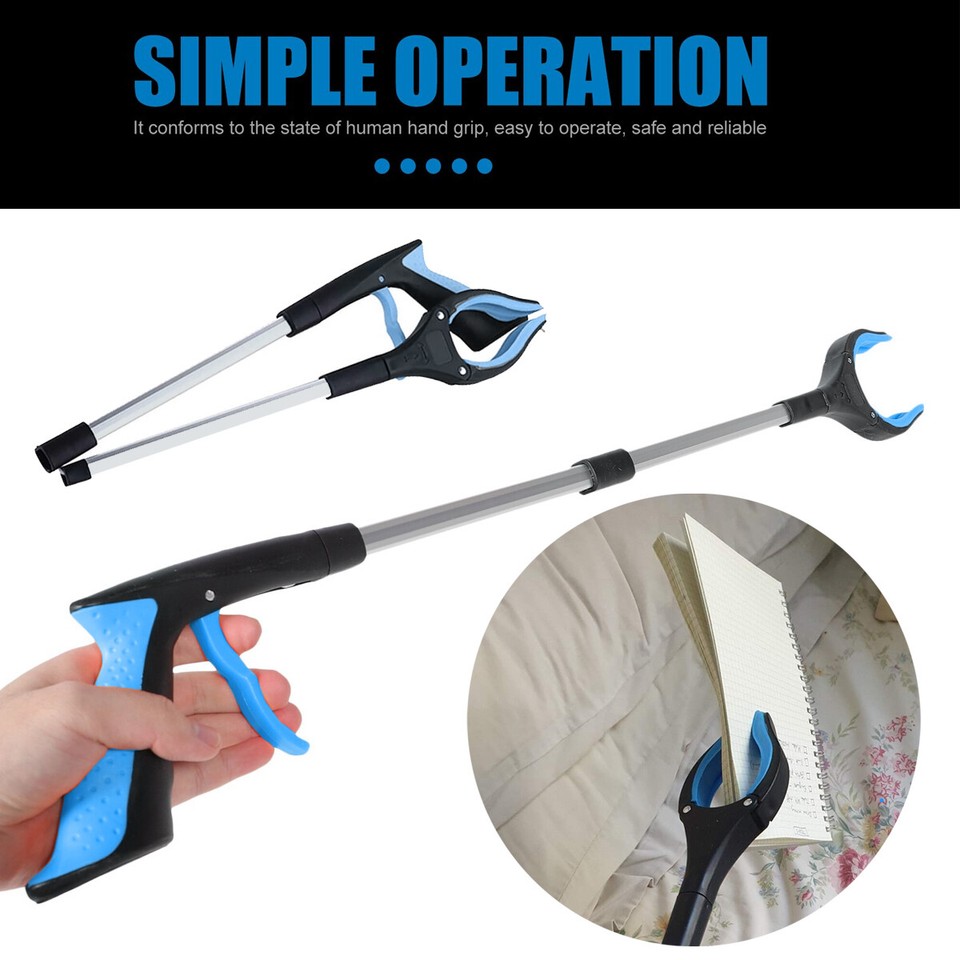 32" Grabber Reacher with Magnetic Tip and Hook, Heavy Duty Pick up Tool ...