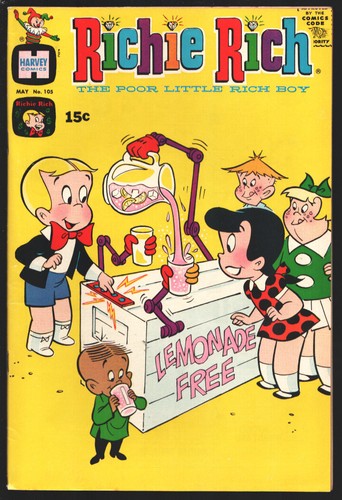 Richie Rich #105 1971-Little Dot & Little Lotta appear on cover-Irona ...
