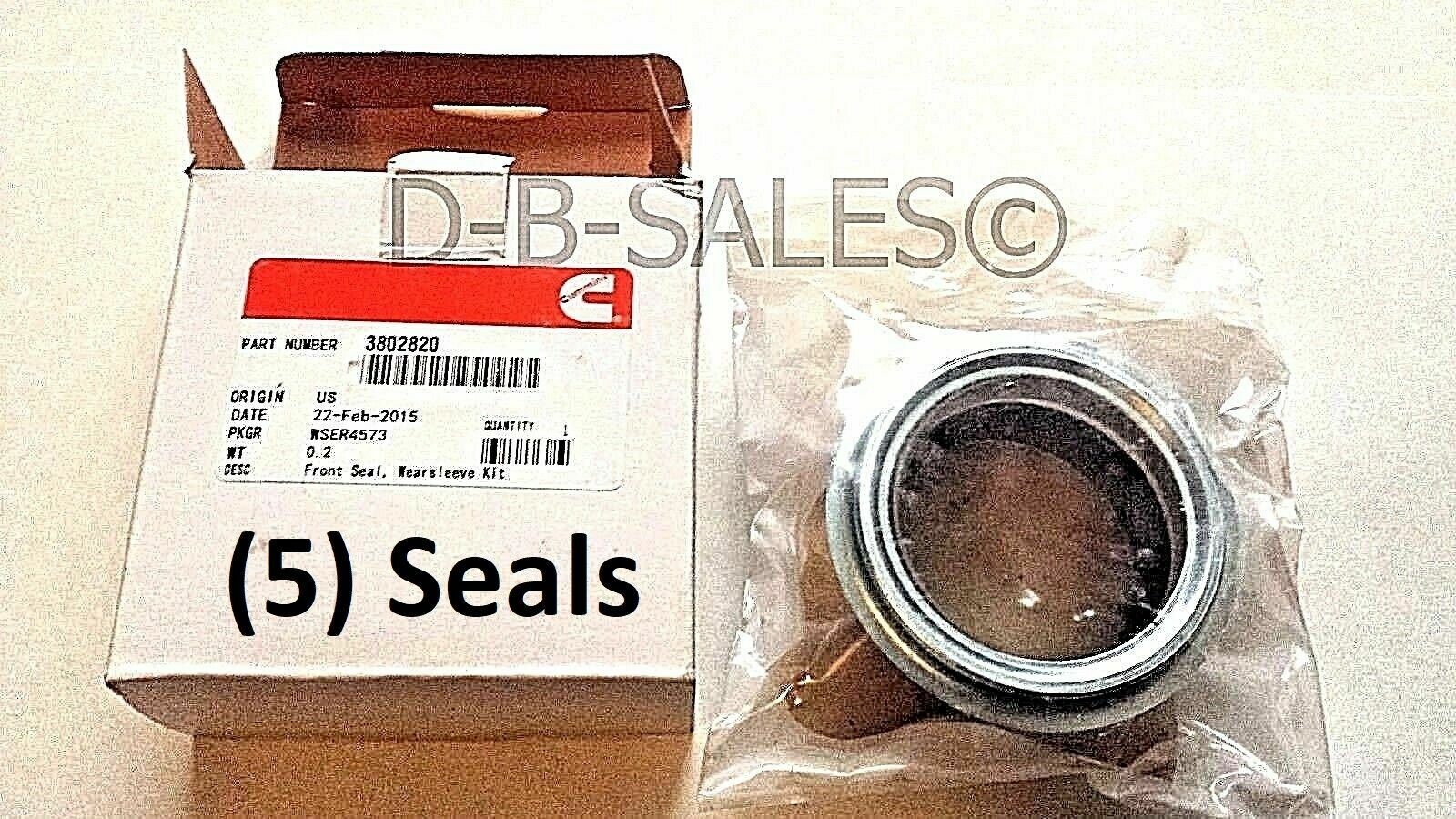 X5 Cummins Front Main Crankshaft Oil Seal Wear Sleeve 89-15 6BT 5.9 12V ...