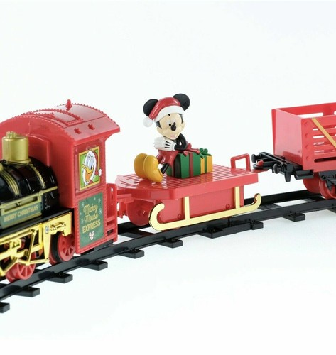 Disney Mickey Mouse Christmas Holiday Express 12 Pc Train Set Red Age 8 ...