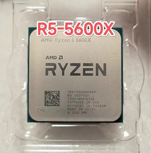 AMD Ryzen 5 5600X AM4 CPU Processor R5 5600X 3.7GHz 6Core 12T 65W ...