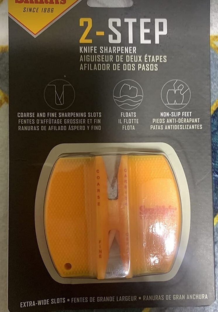 Kitchen Knife Sharpener Professional System 2-Step Yellow Easy To Use ...