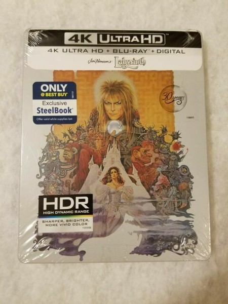 Labyrinth (DVD, 2016, 30th Anniversary Edition 4K Ultra HD Blu-ray/Blu ...