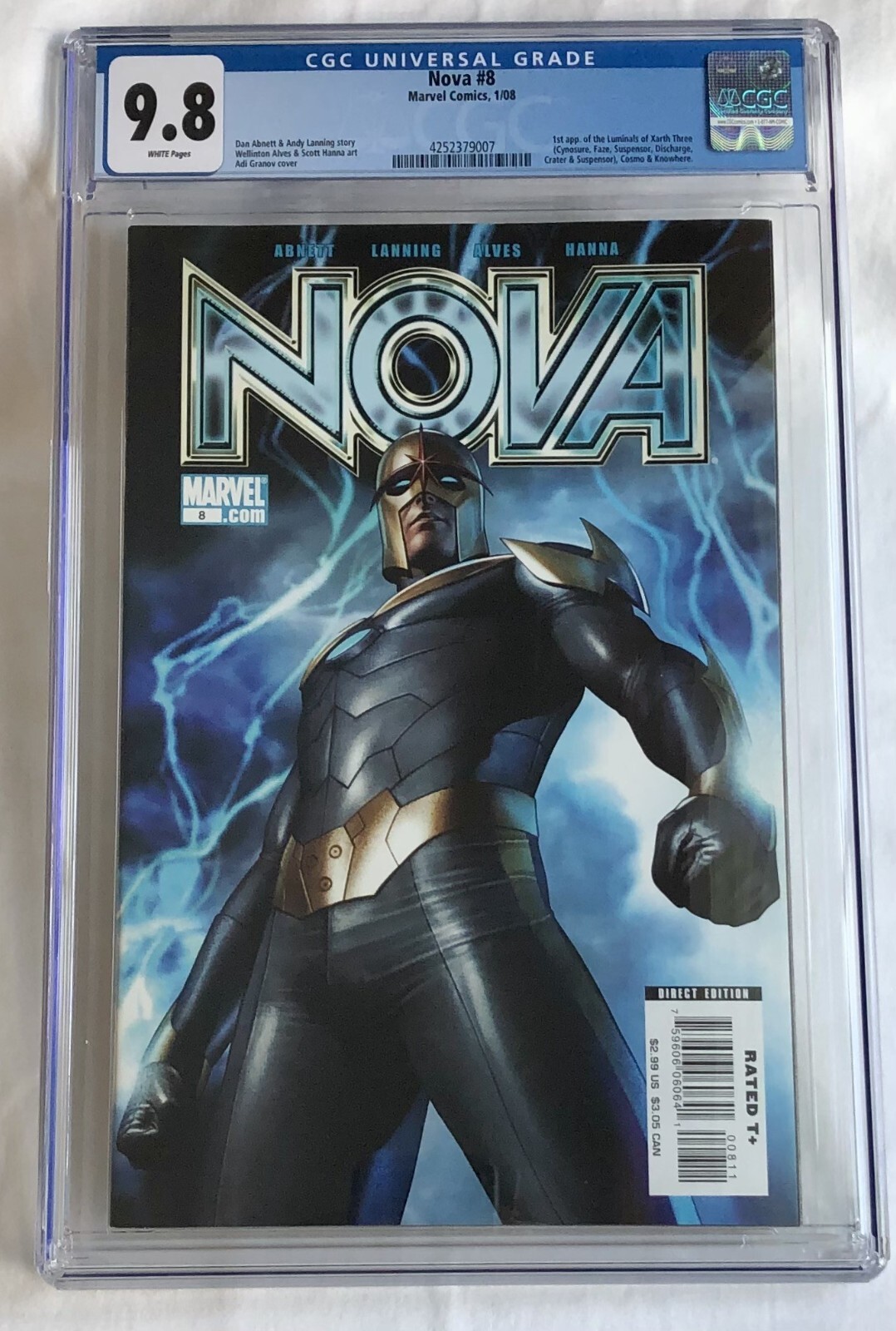 Nova #8 CGC 9.8 (2008) 1st Appearance Luminals Cosmo Knowhere More MCU KEY 1/47 | eBay