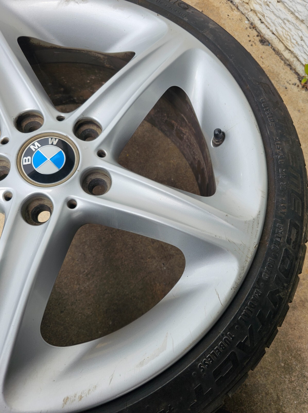 Front Left or Right Side 17 in Wheel Rim Star Spoke Style 264 OEM BMW ...