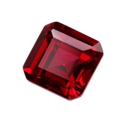 8mm Square Crystal Carbuncle Gems Barklyite Ruby Stone Gemstone Gem ...