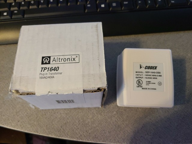 Altronix TP1640 Plug-in Transformer 16VAC/40VA for sale online | eBay