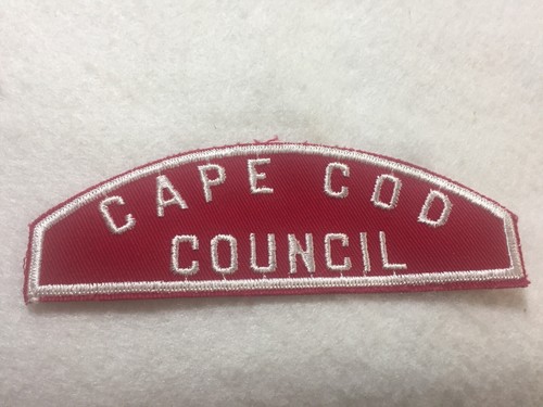 (62) Boy Scouts- Cape Cod Council - red and white shoulder patch | eBay