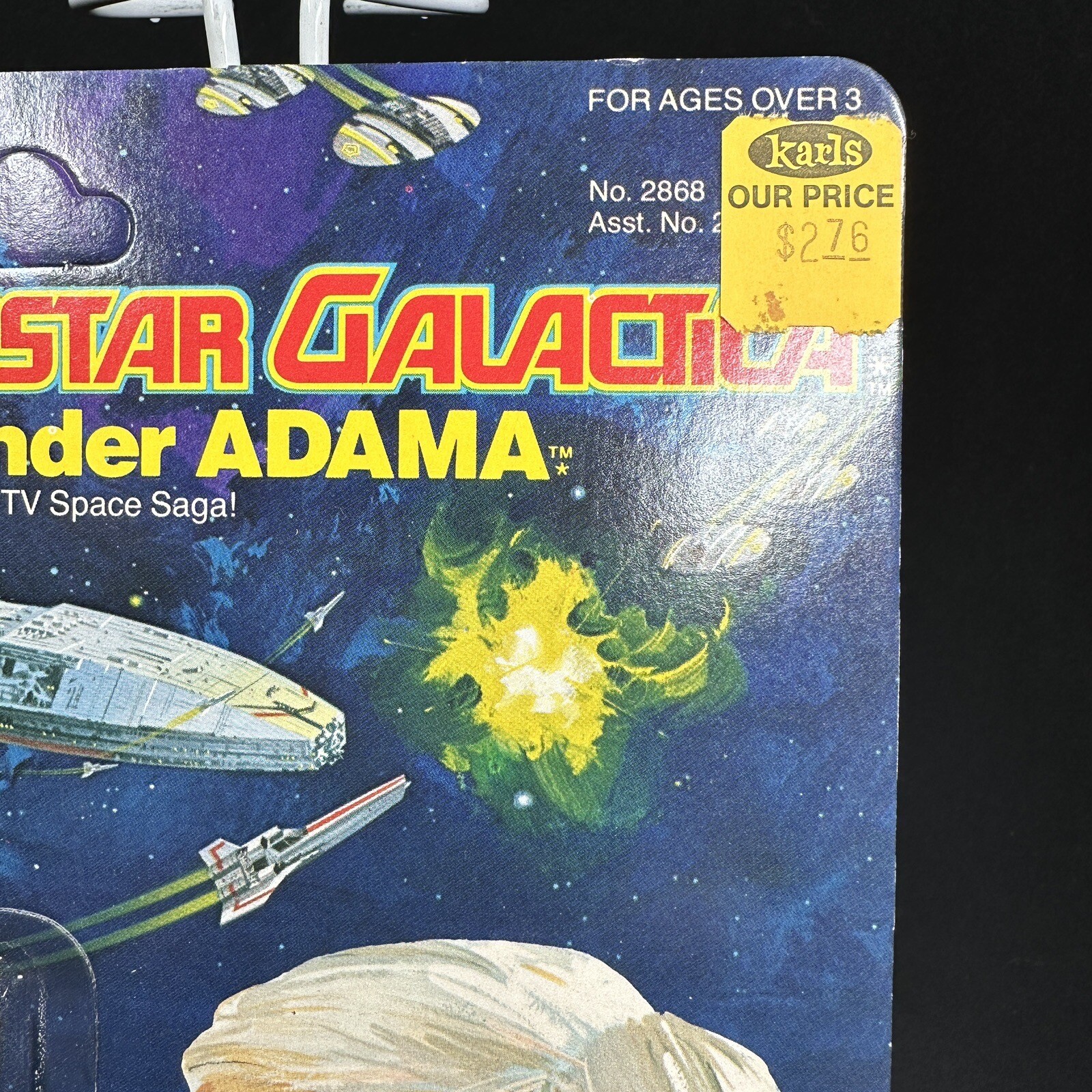 1978 MATTEL Battlestar Galactica Commander Adama Figure UNPUNCHED MOC w ...