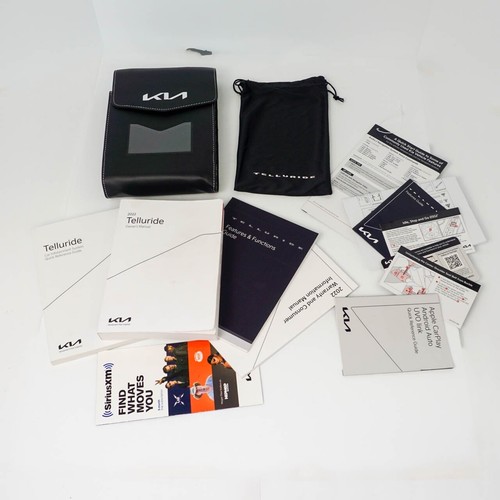 2022 Kia Telluride Owners Manual User Guide Quick Start Guides Leather ...