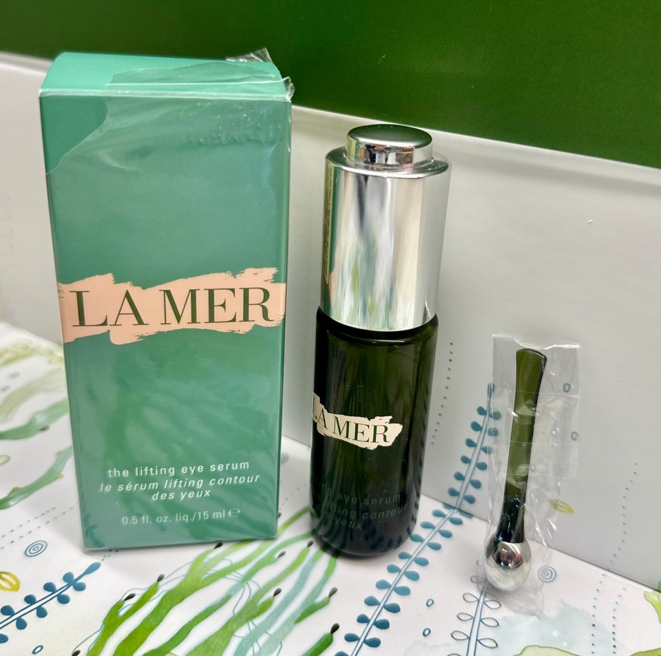 New/Sealed LA MER Eye Applicator Massager Roller+Lifting Serum EMPTY ...