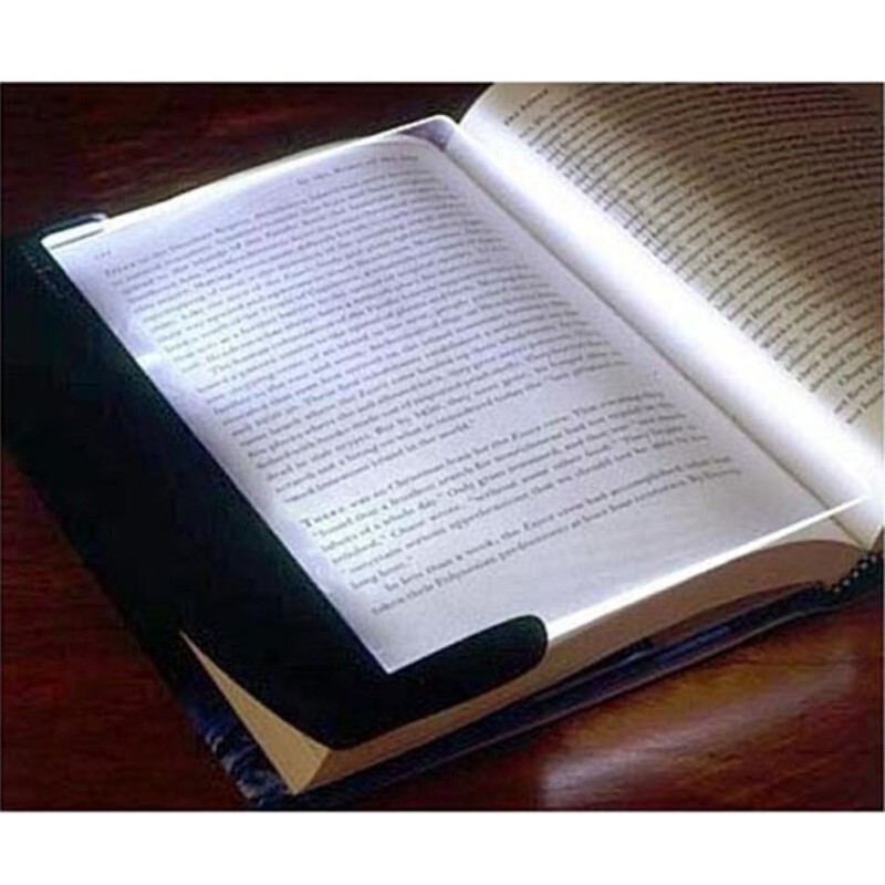 Portable LED Night Book Reading Lamp Flat Plate Portable Travel Panel ...