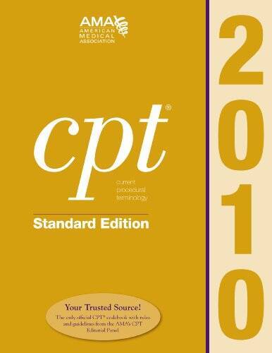 CPT Standard 2010 (Cpt / Current Procedural Terminology (Standard Ed ...