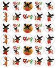 Cbeebies Bing x 30 Cupcake Toppers Edible Paper Fairy Cake Toppers ...