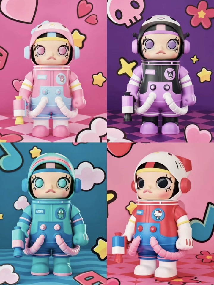 POPMART MEGA SPACE MOLLY 400% Sanrio Family Series Confirmed Box Hello ...